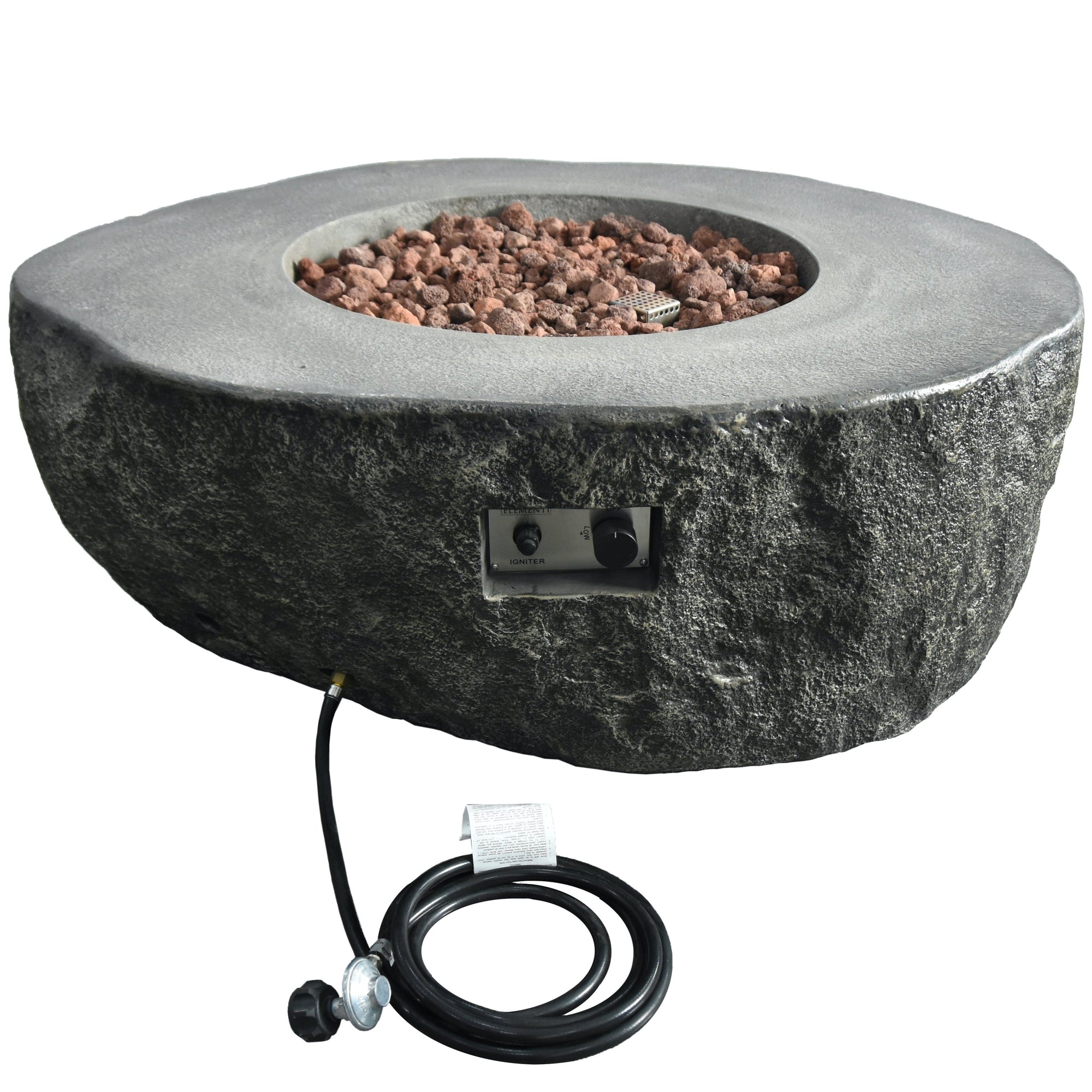 Boulder Fire Pit Table | Elementi - Outdoor Direct