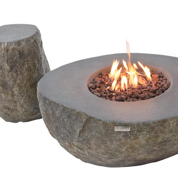 Boulder Fire Pit Table | Elementi - Outdoor Direct